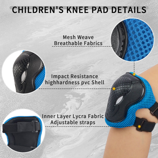 Glerc Kids Helmet S Size, Outdoor Sports Protective Gear Set – GlercBikesUK